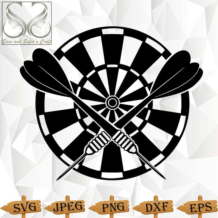 Darts Svg | Dartboard Svg | Dart Game Svg | Dart Svg | Darts Clipart ...