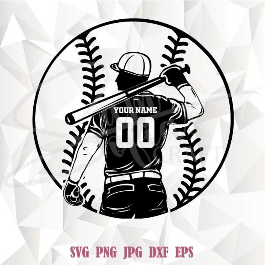 Personalized Name SVG| Baseball Player Svg| Baseball Svg| Baseball Team ...