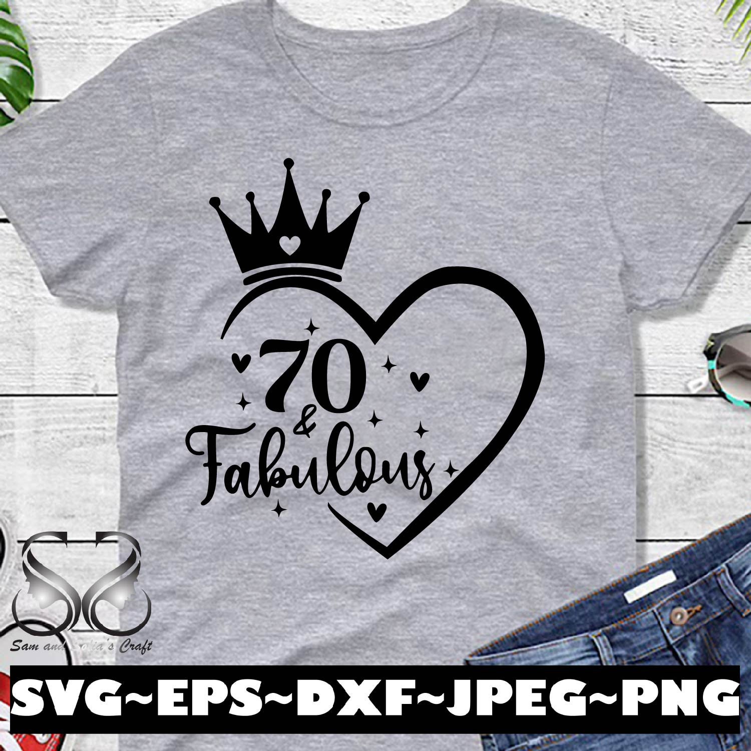 70 And Fabulous Svg 70th Birthday Svg Birthday Svg 70th Birthday
