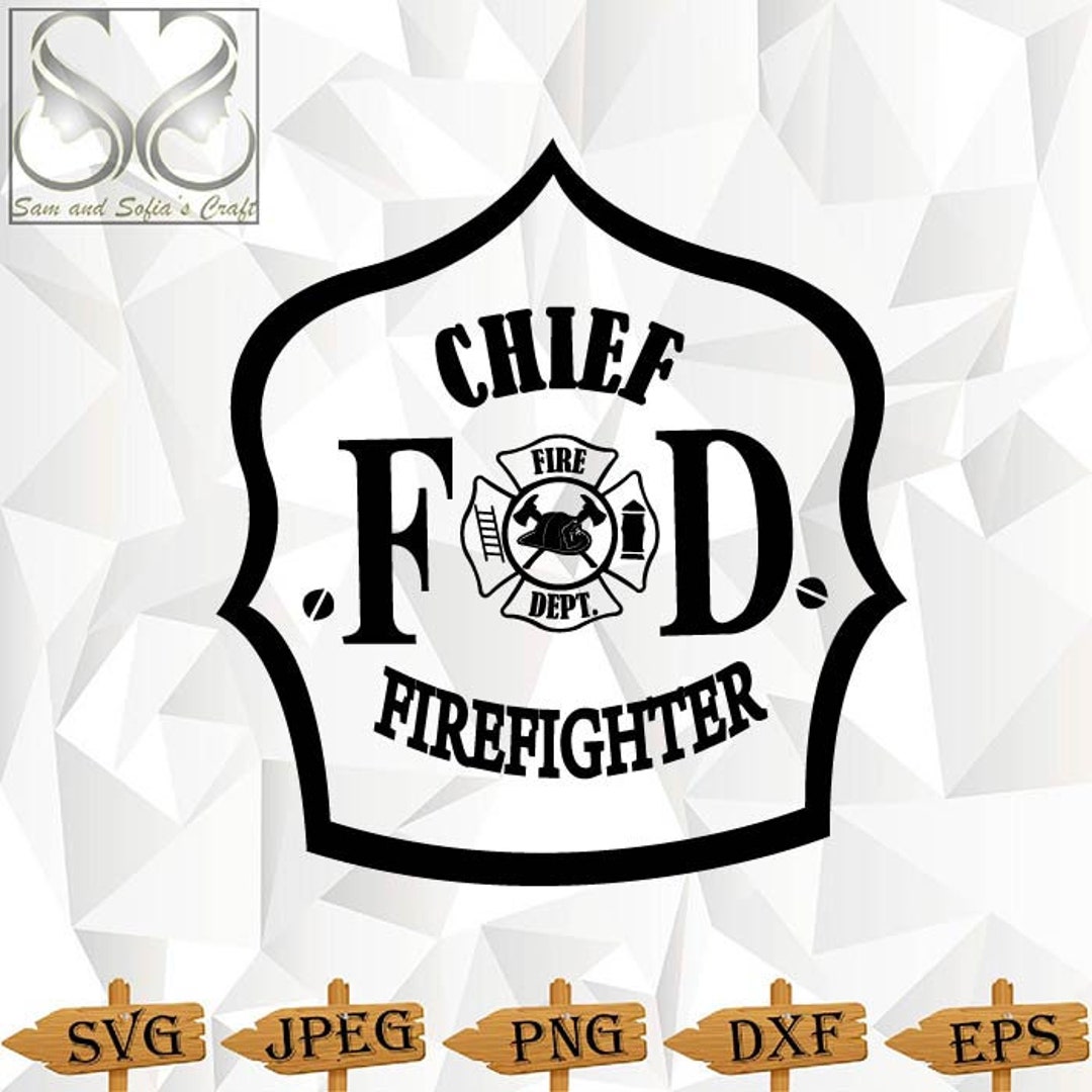 Fire Dept Svg | Firefighter Svg | Fire Month | Silhouette | Cut File ...
