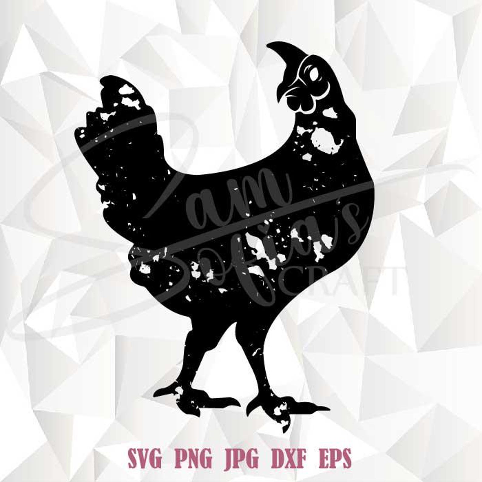 Chicken Svg | Chicken Png | Farm Animal Svg | Cute Chicken Svg ...