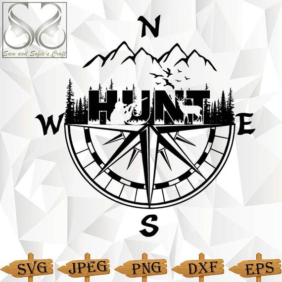Hunt Svg Clipart Hunting Svg Hunter and Deer Svg Cut File - Etsy