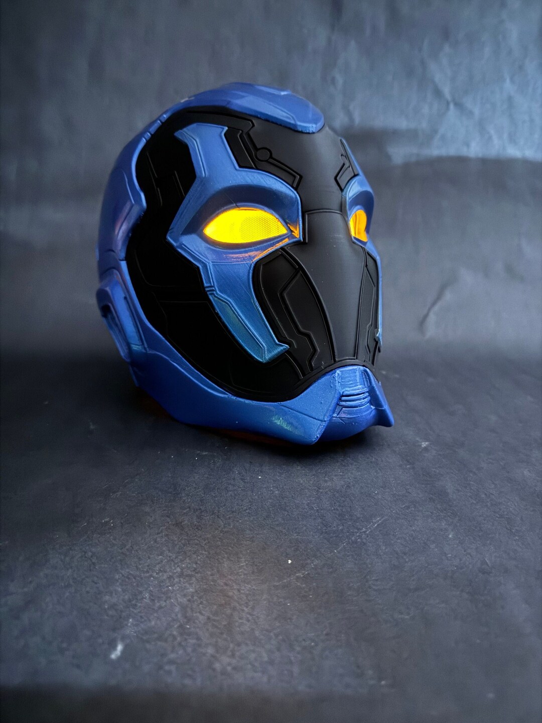 Blue Beetle 3D Printed Magnetic Light up Helmet - Etsy