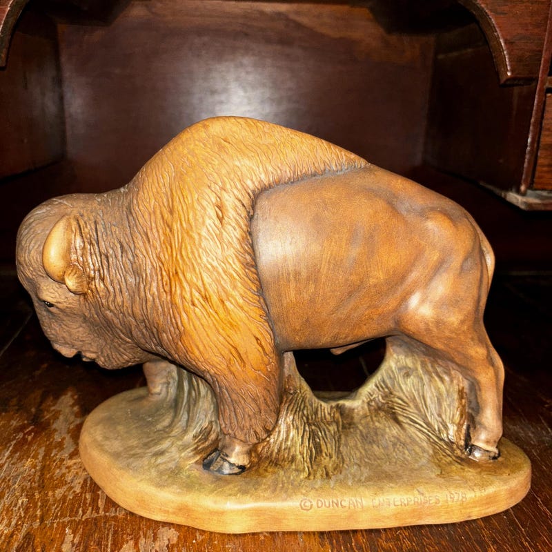 Ceramic Buffalo - Etsy