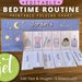 Bedtime Routine Chart, Printable Folding / Flip Chart : Kids Daily ...