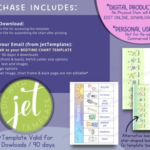 Editable Morning Routine Chart Printable Folding / Flip Chart - Etsy