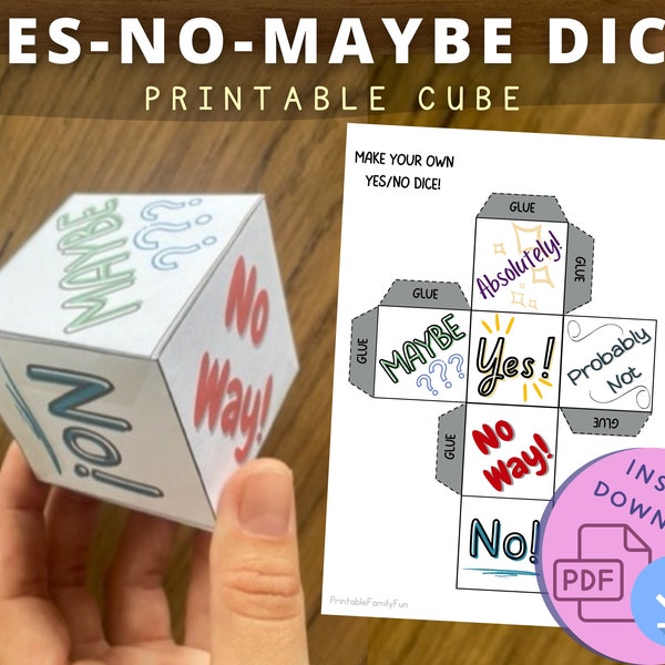 Decision Dice - Etsy