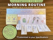 Ready for School Routine Chart for Kids, Morning Routine, Printable ...