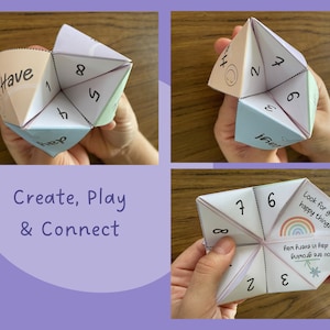 Editable Cootie Catcher Template, Paper Toy, Printable Games for Kids ...