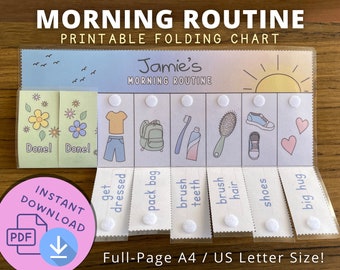 Daily Responsibility Check List Daily Planner for Kids - Etsy