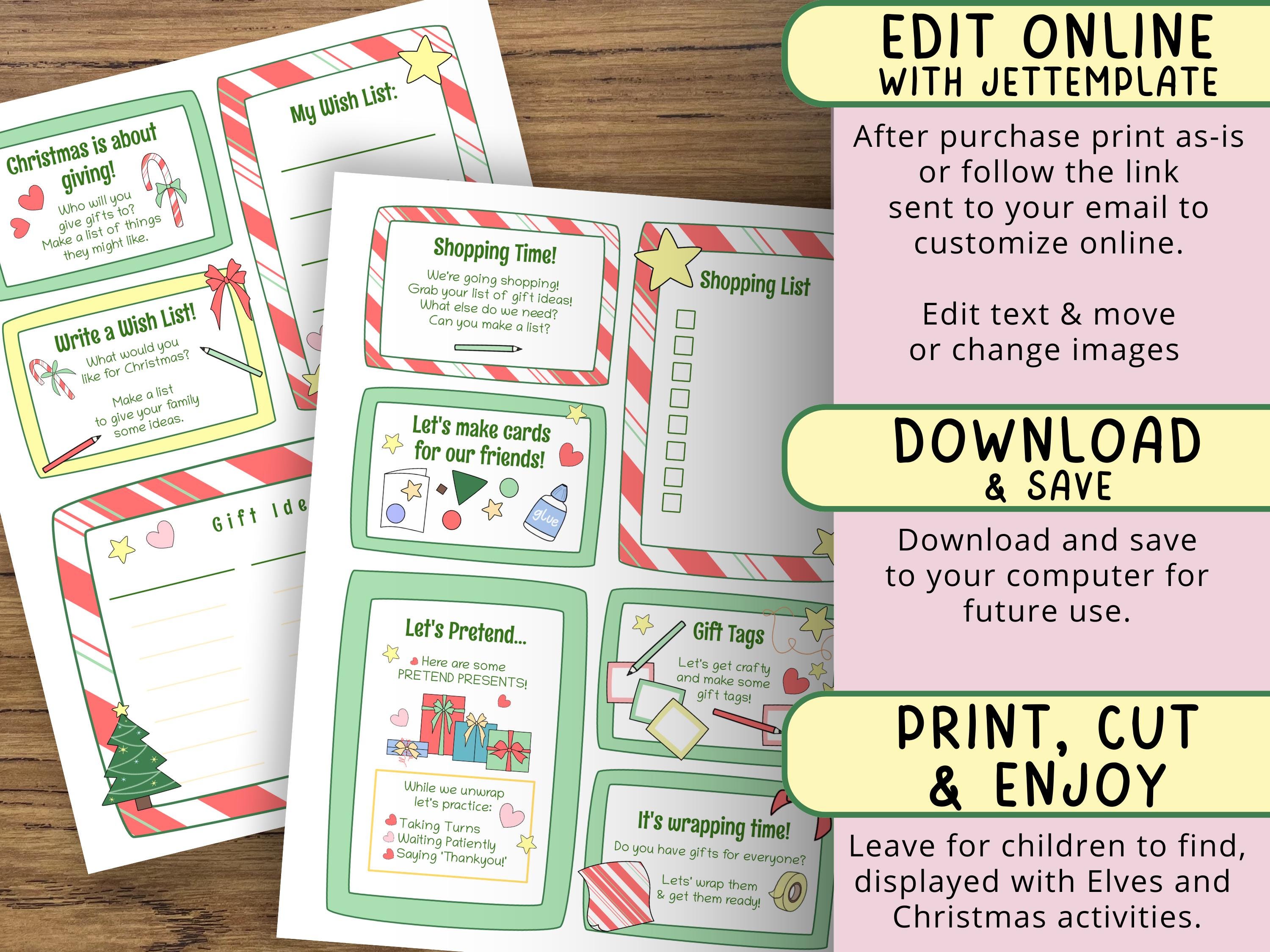 Editable Elf Notes: Printable Elf Kit With Letters From Santa's Helpers ...