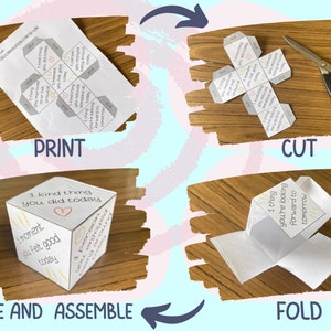 Conversation Starter, Gratitude Cube, After School Reconnection ...