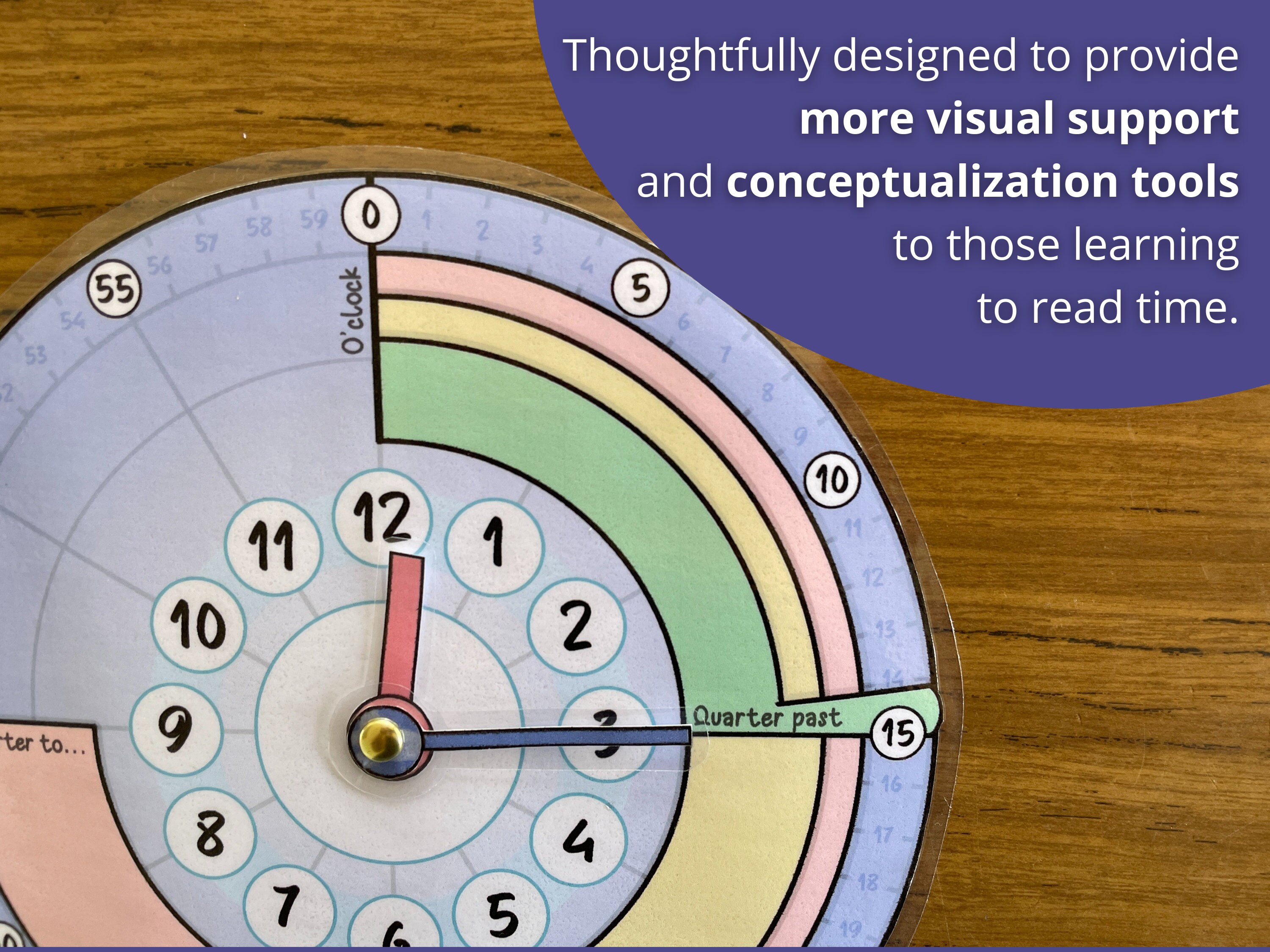 Learning Clock, Printable DIY Clock Toy for Telling Time, Homeschool ...