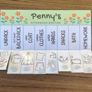 Afternoon Routine Chart Printable After School Checklist | Etsy