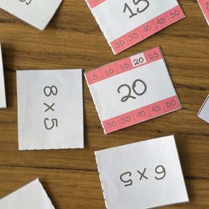 Multiplication Flash Cards, 1 to 10 Times Tables, Skip Counting ...