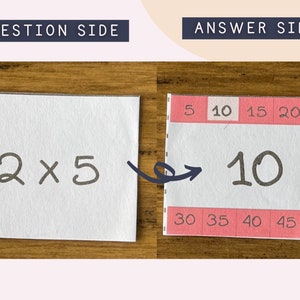 Multiplication Flash Cards, 1 to 10 Times Tables, Skip Counting ...