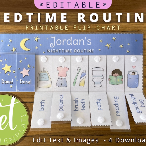 Toddler Routine Board - Etsy