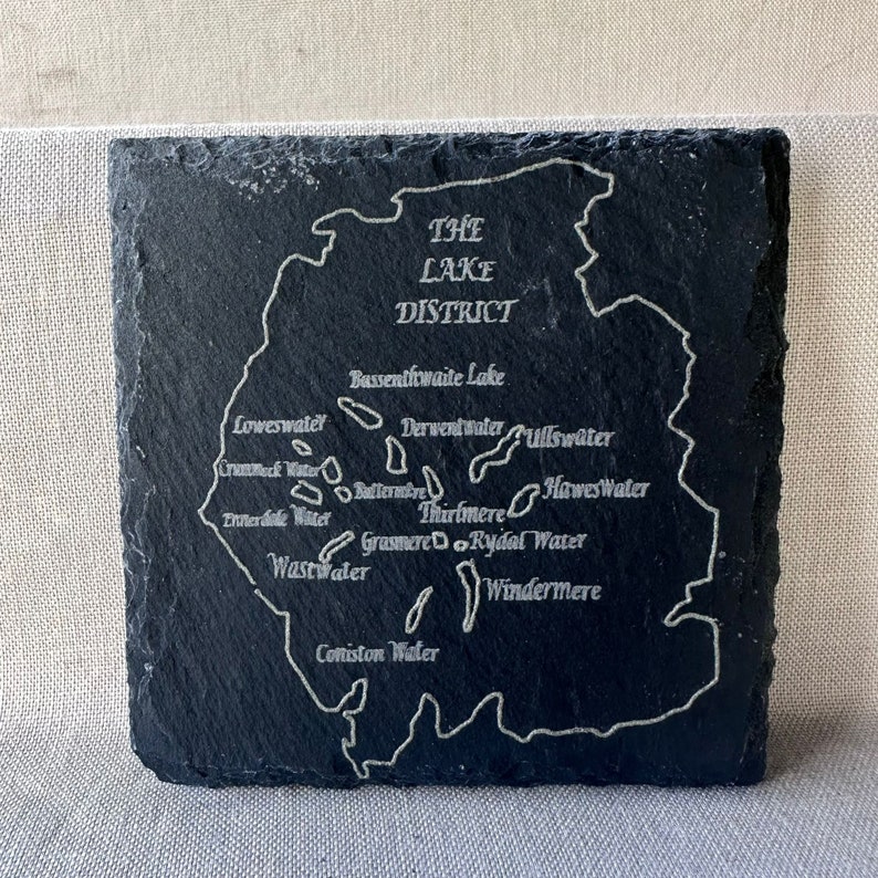 Lake District Slate Coaster - Etsy UK