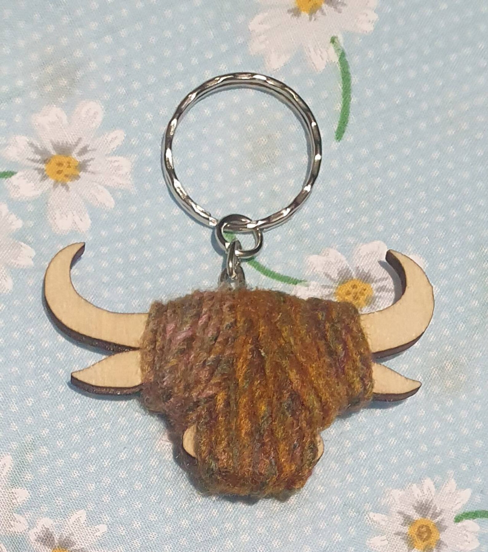 Highland Cow Keyring - Etsy UK