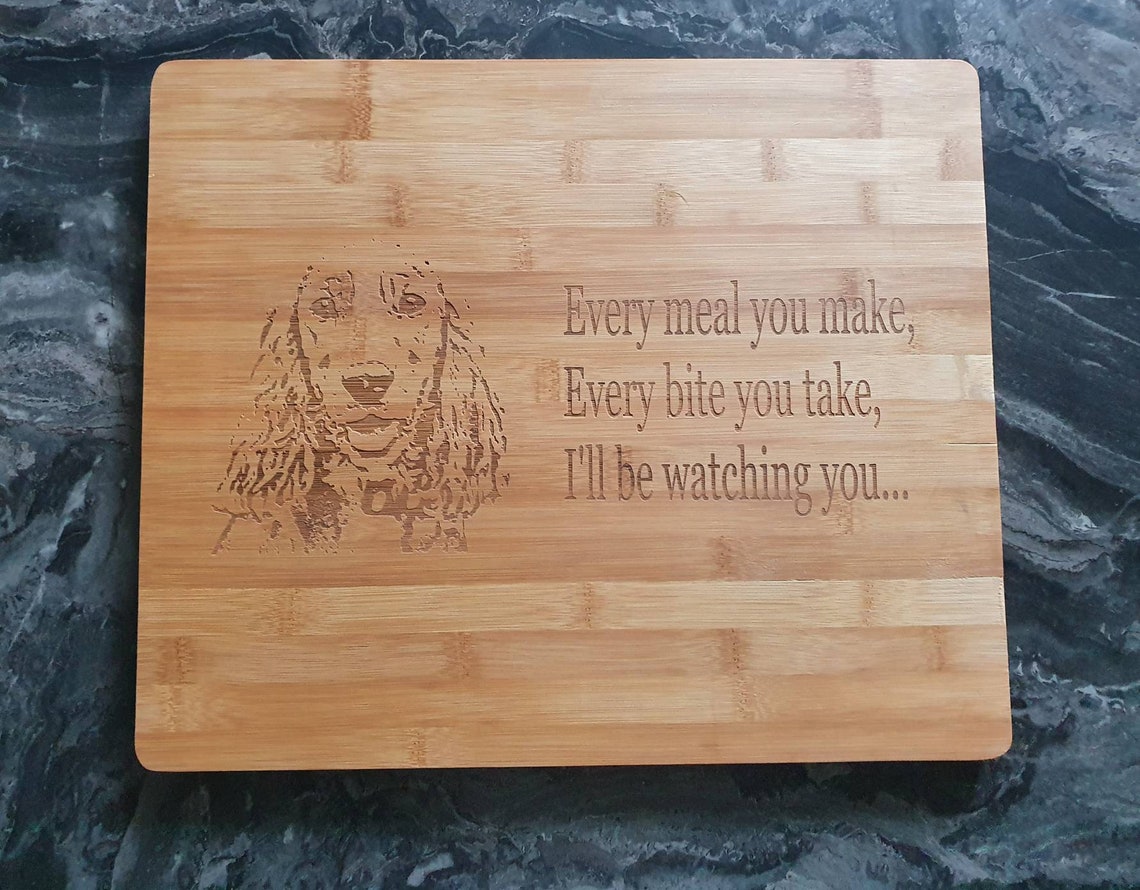 Personalised Dog Wood Chopping Board - Etsy