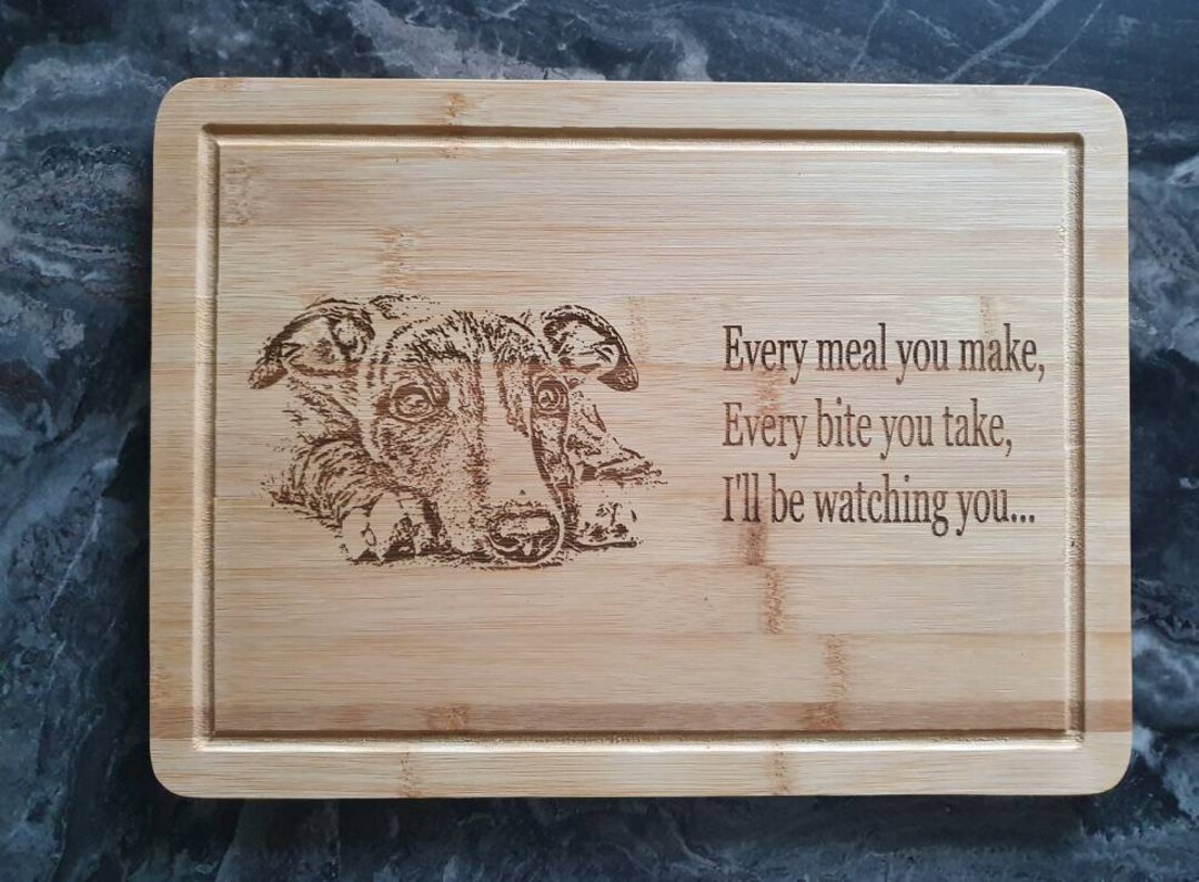 Personalised Dog Wood Chopping Board - Etsy