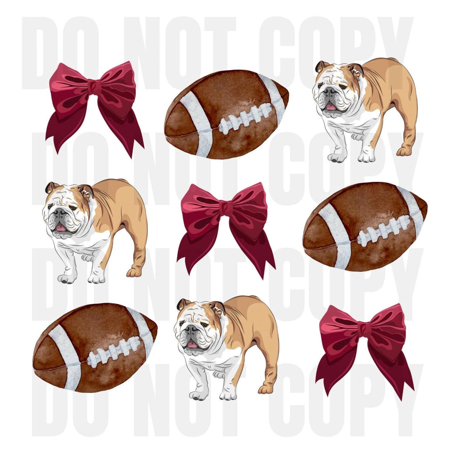 Preppy MS State Gameday Bow PNG - Etsy