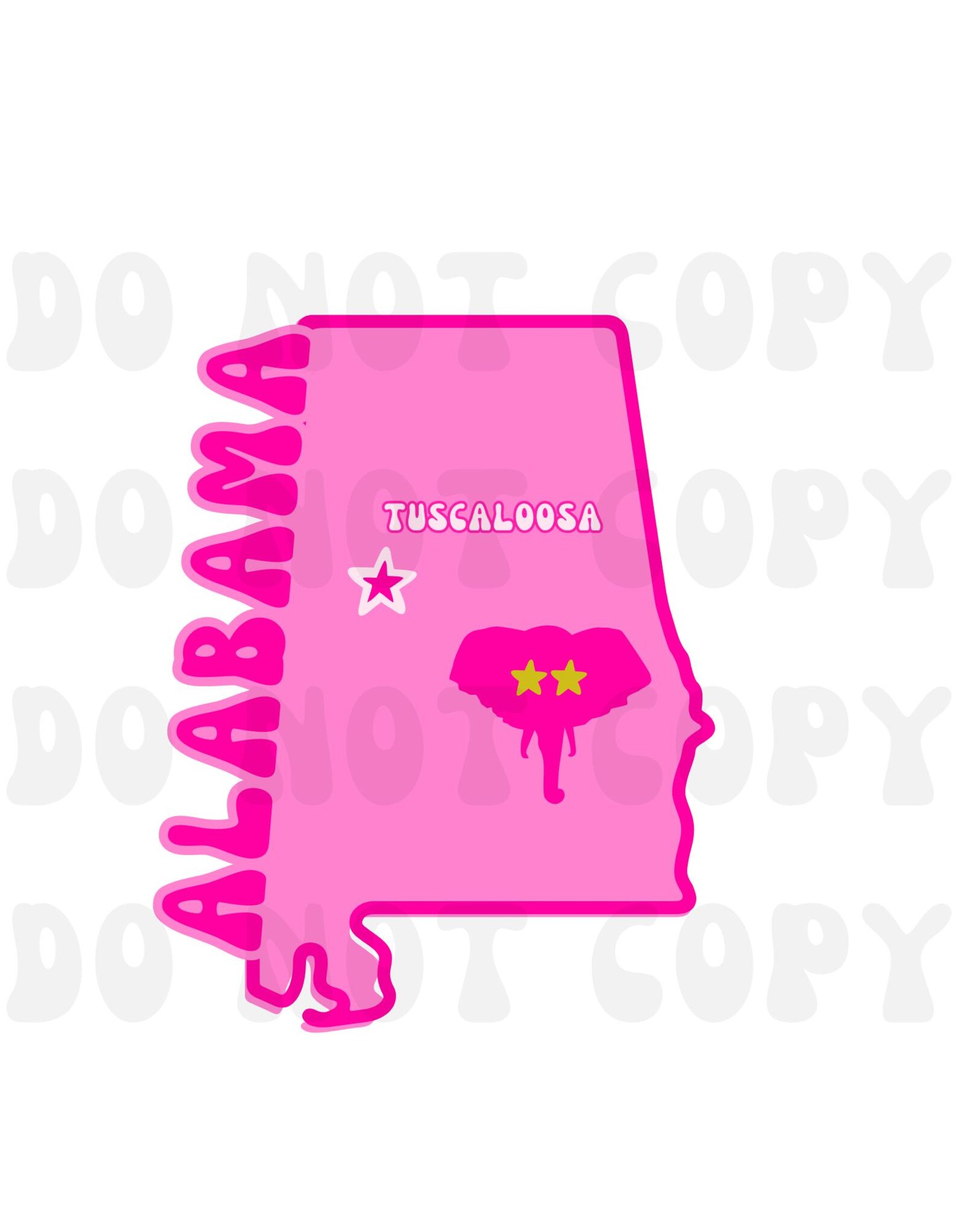 Preppy Alabama Gameday PNG - Etsy
