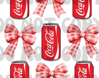 Coca Cola USA Bow PNG, 4th of July PNG, Coca Cola Png, Digital Download ...