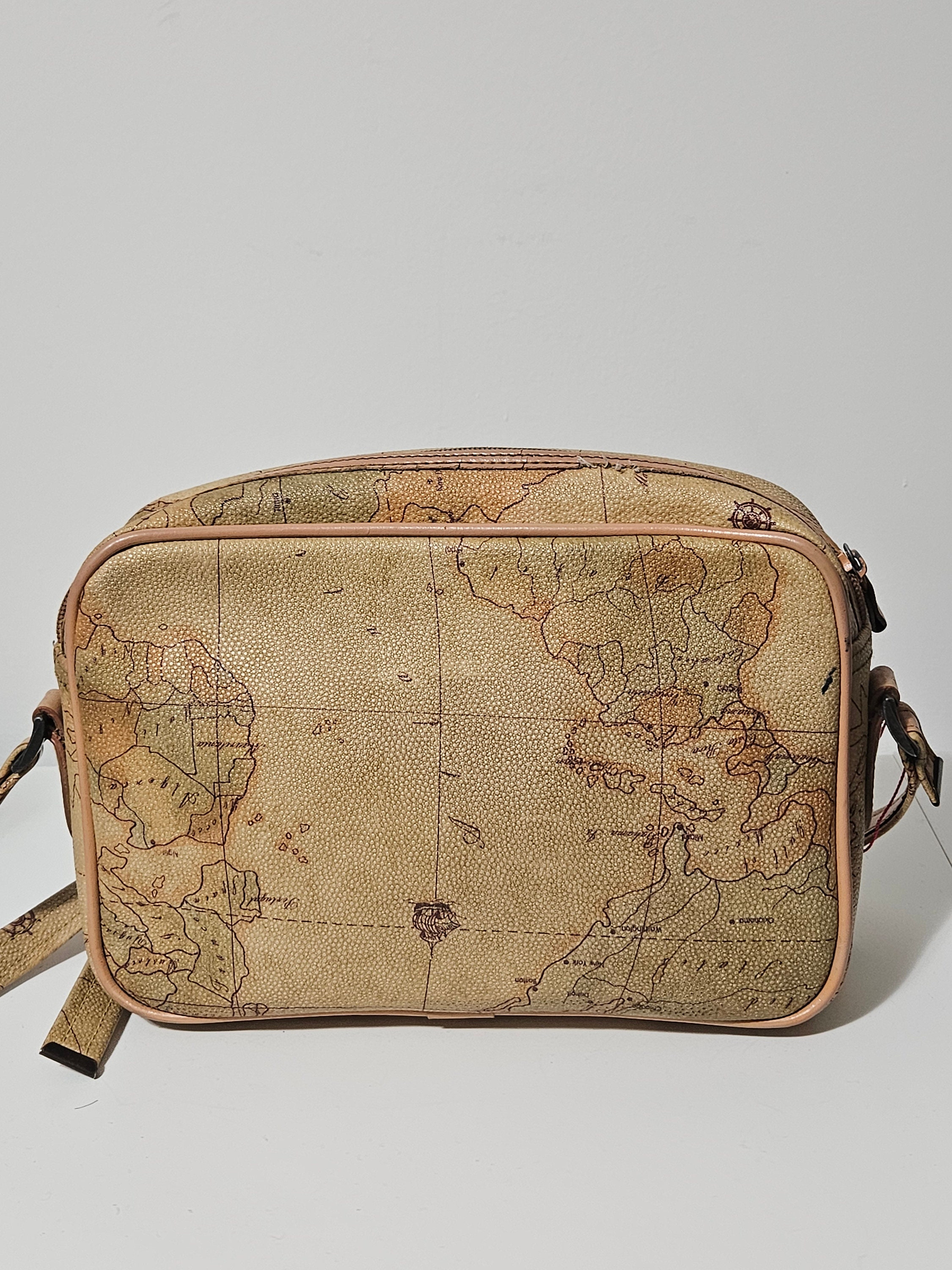 Vintage Allan Edward World Map Shoulder Bag - Etsy