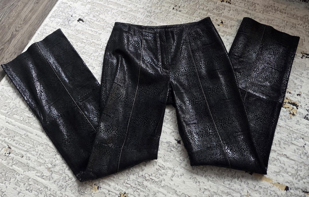 Vintage Y2K Wilsons Leather Maxima Reptile Print Flare Pants - Etsy