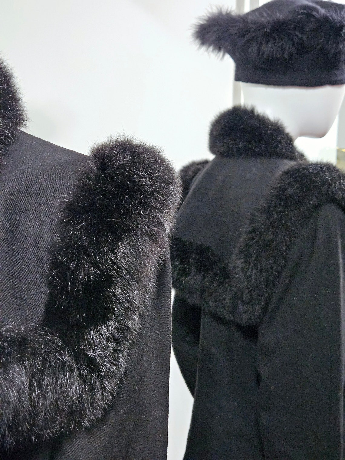 Vintage George Simonton Double-breasted Fur Jacket - Etsy