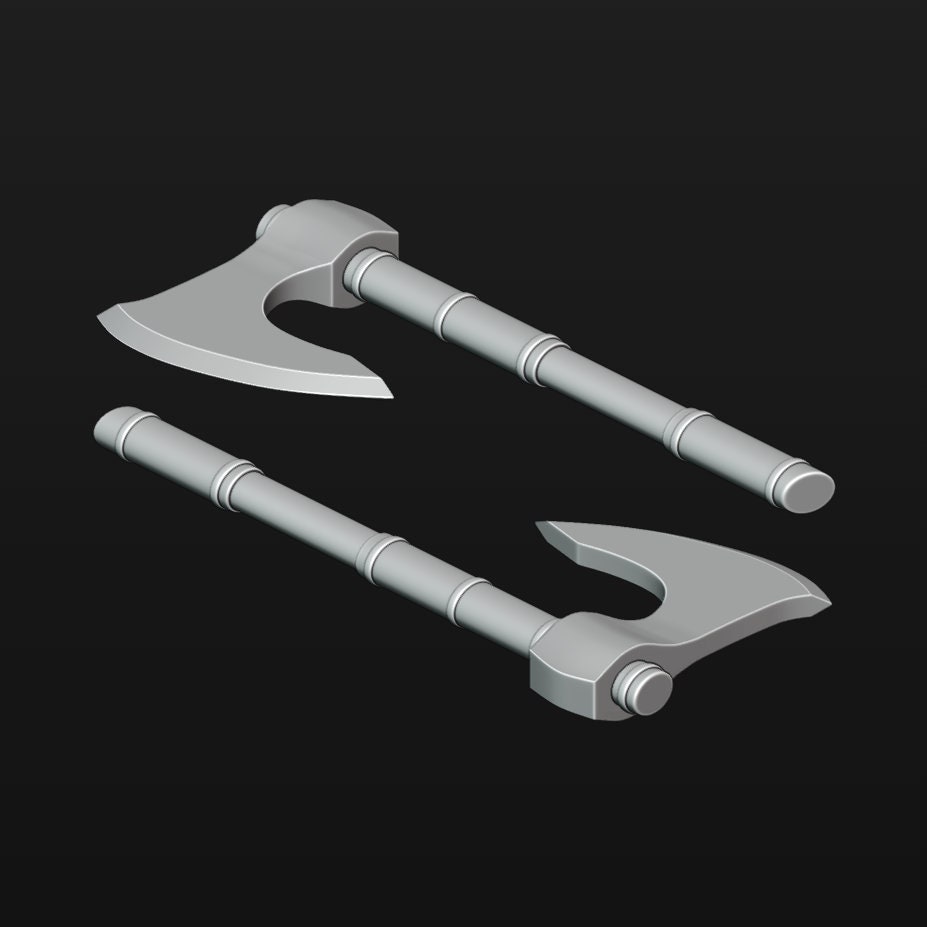 Hand Axe 3D Print File - Etsy