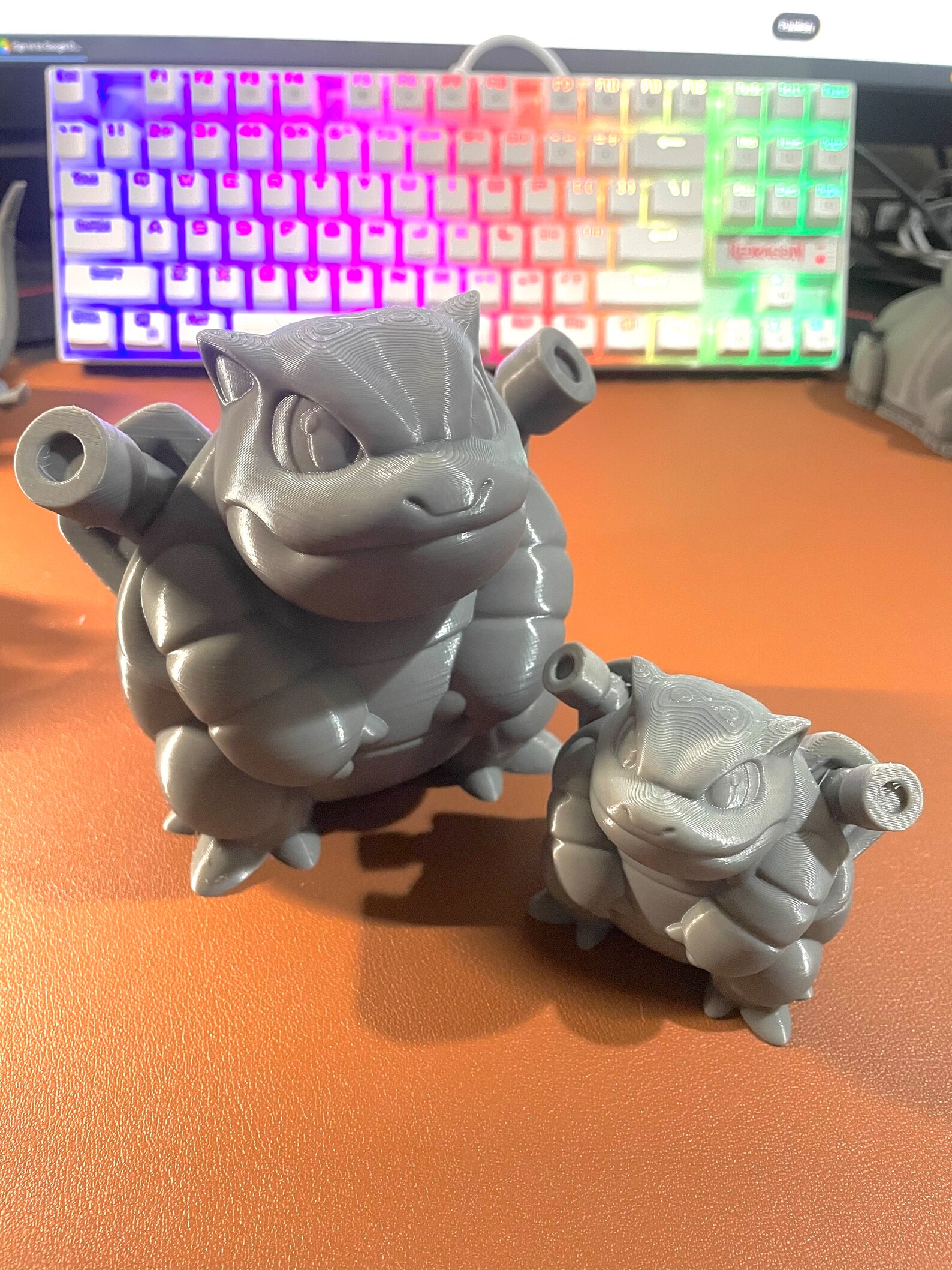 Pokemon: Blastoise 3D Printed Ready to Paint Custom Figure Desk ...
