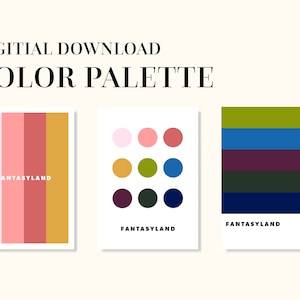 Fantasyland Color Palette | Disneyland | Instant Download | Procreate ...