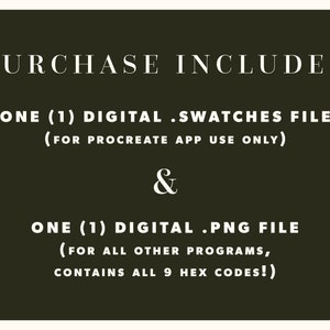 Sunflower Field Color Palette | Instant Download | Procreate | PNG ...