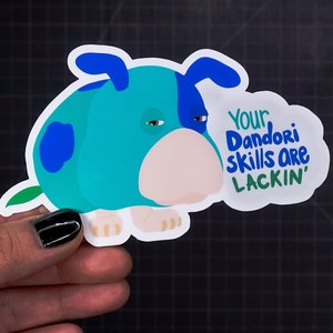 Pikmin Moss Bombastic Side-eye Vinyl Sticker - Etsy