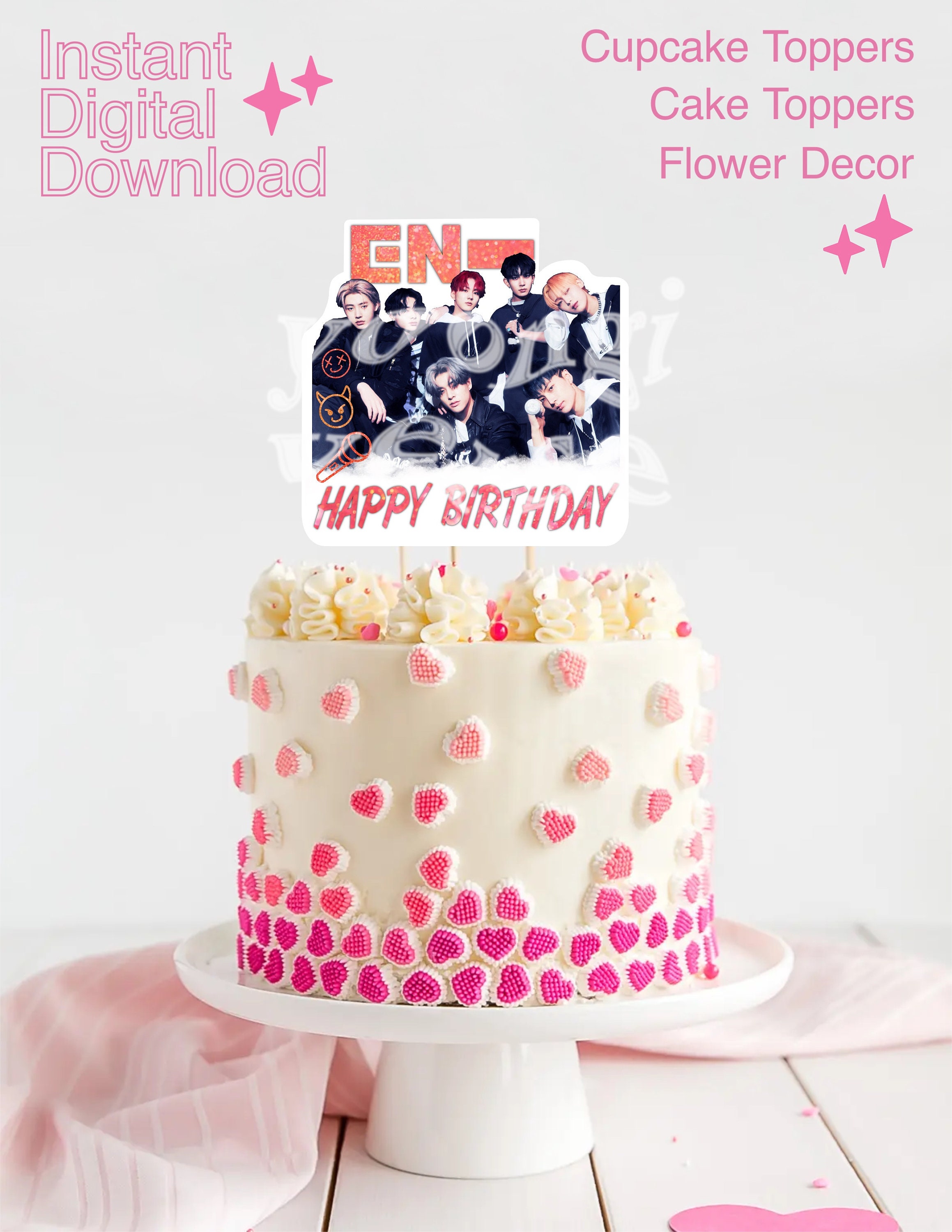 Enhypen Manifesto: Day 1 Album Cake Toppers, EN Cupcake Toppers, EN ...