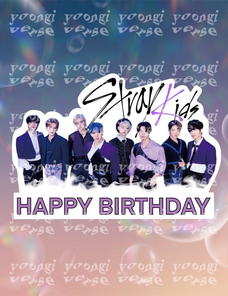 Stray Kids Maniac Album Cake Toppers, Stray Kids Cupcake Toppers, Stray ...