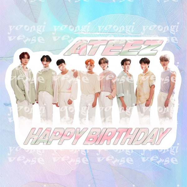 Ateez Cake Toppers - Etsy
