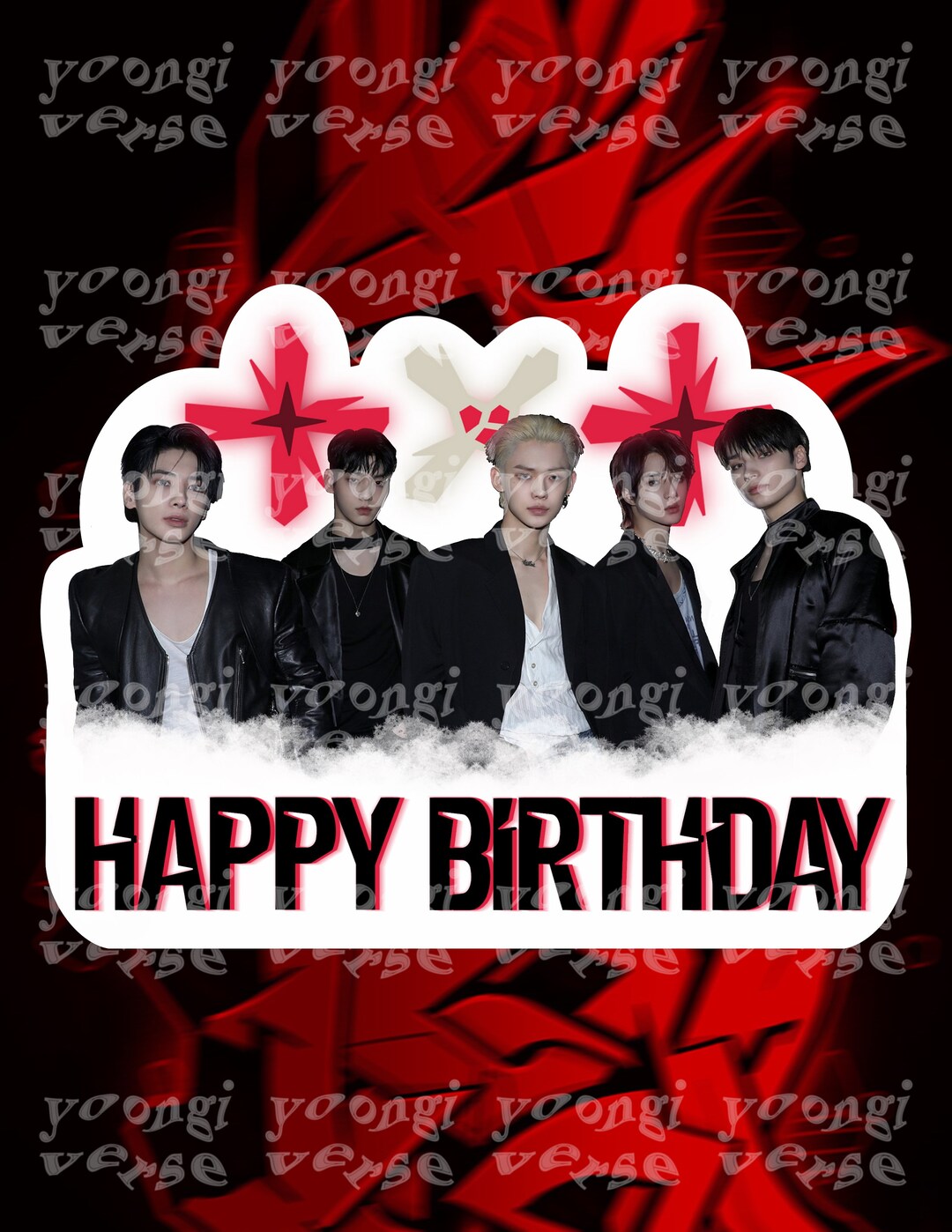 Tomorrow by Together Thursday’s Child Album Cake Toppers, Txt Cupcake ...