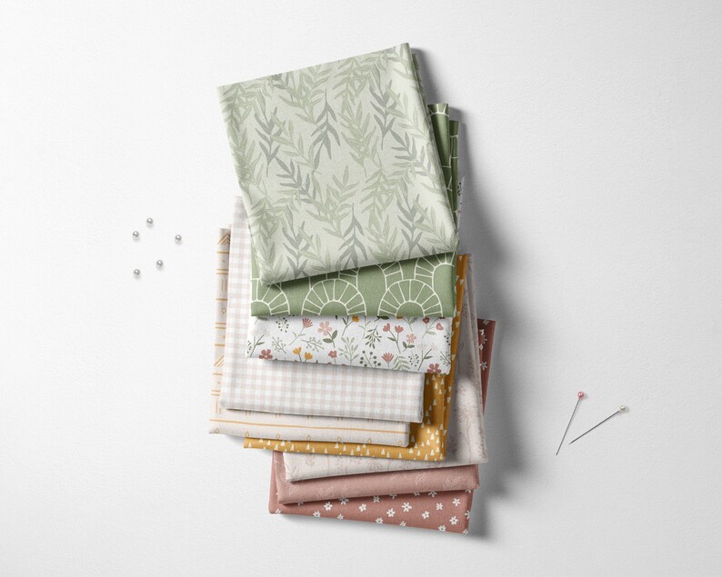 Sage Boho Summer Digital Paper Pack Floral Seamless Pattern - Etsy