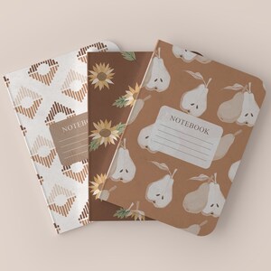 Fall Boho Digital Paper Pack JPG, Autumn Pumpkin and Leaves Bohemian ...