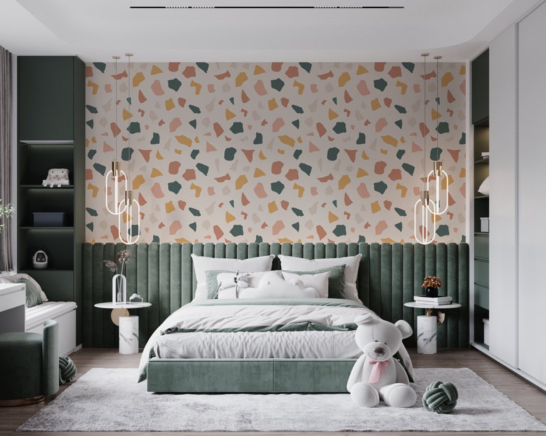 12 Pink Beige Green Boho Seamless Patterns Digital Paper Pack - Etsy