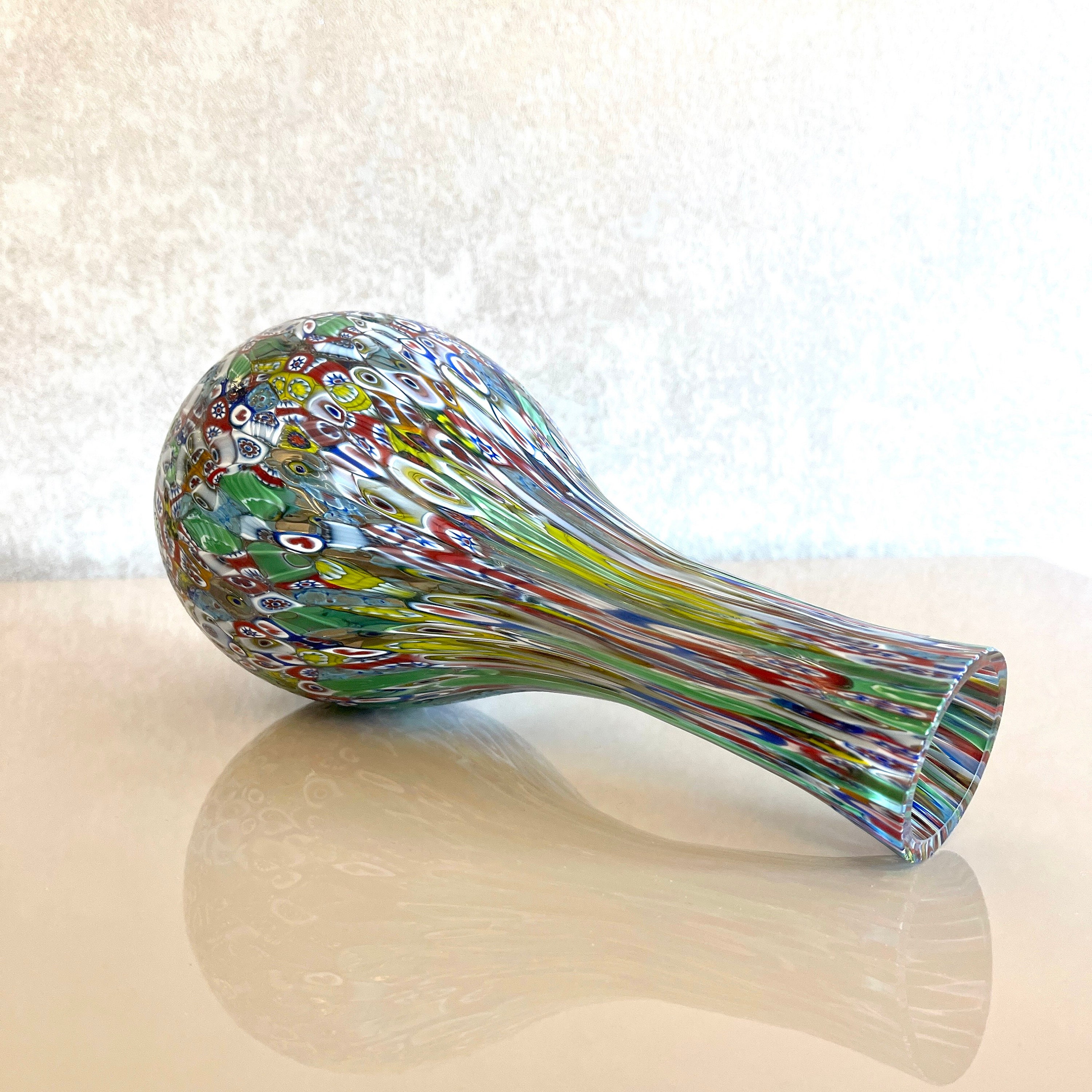 Vintage Murano Glass Vase 60s Made in Italy - Etsy