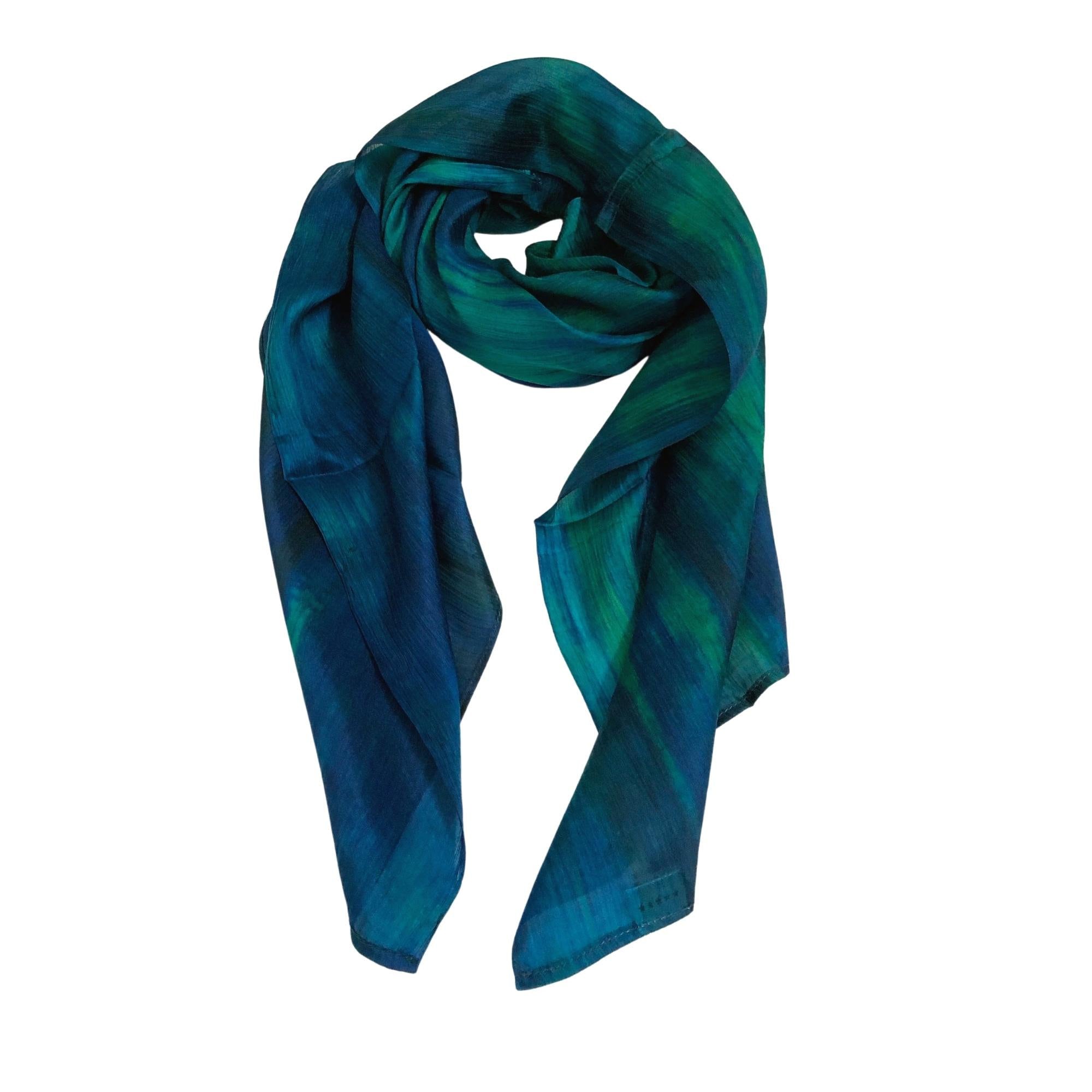 100% MULBERRY SILK SCARF - Square Silk - Women Scarves - Mixing Color ...