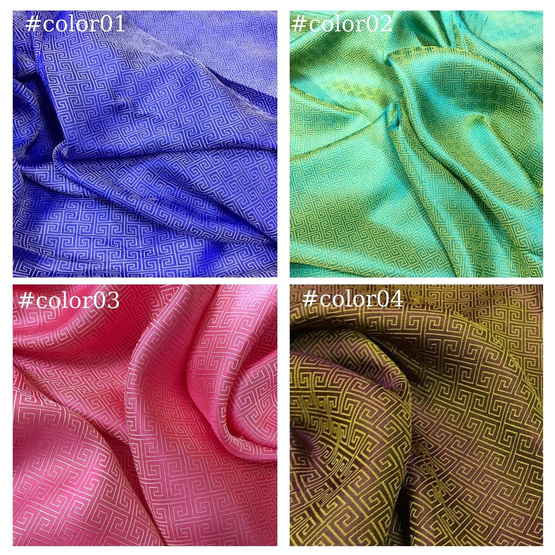 PURE MULBERRY SILK Fabric by the Yard - Pattern Silk - Silk for Sewing ...
