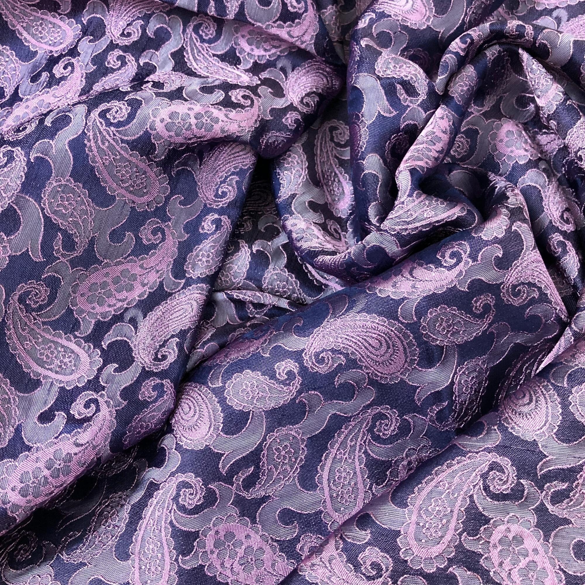 PURE MULBERRY SILK Fabric by the Yard - Pattern Silk Fabric - Handmade ...