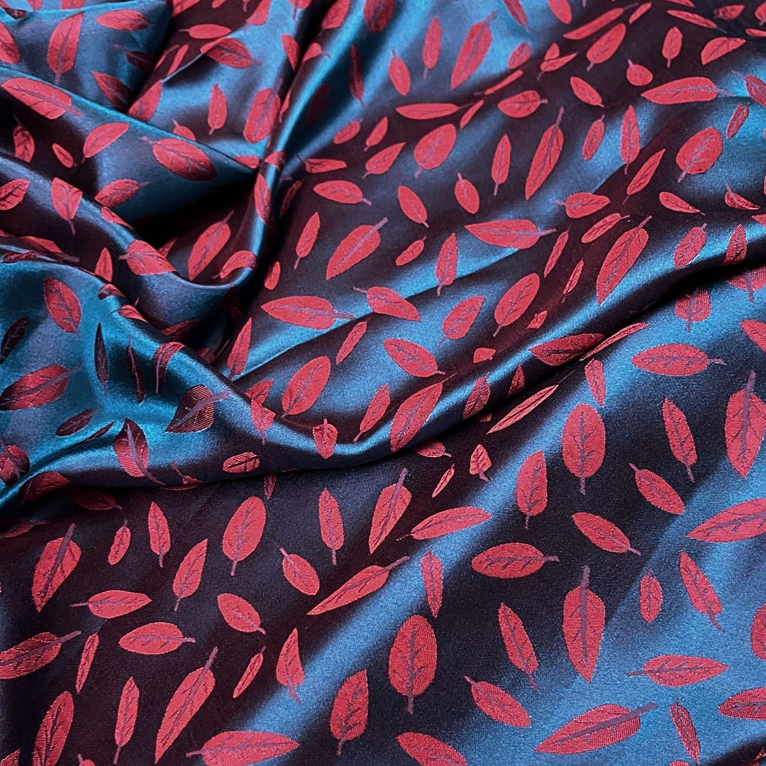 PURE MULBERRY SILK Fabric by the Yard - Pattern Silk - Handmade Silk ...