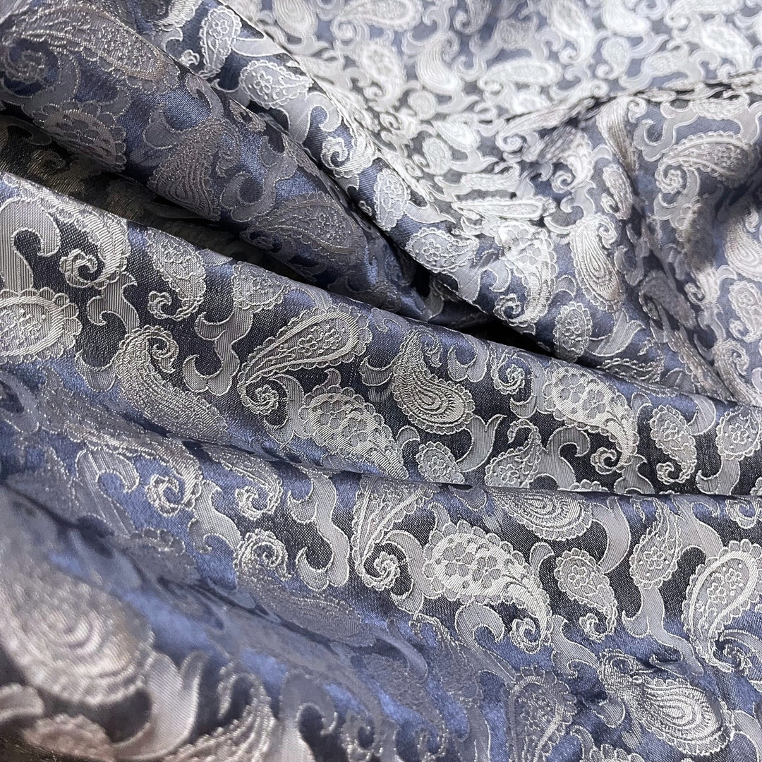 PURE MULBERRY SILK Fabric by the Yard - Pattern Silk - Handmade Fabric ...