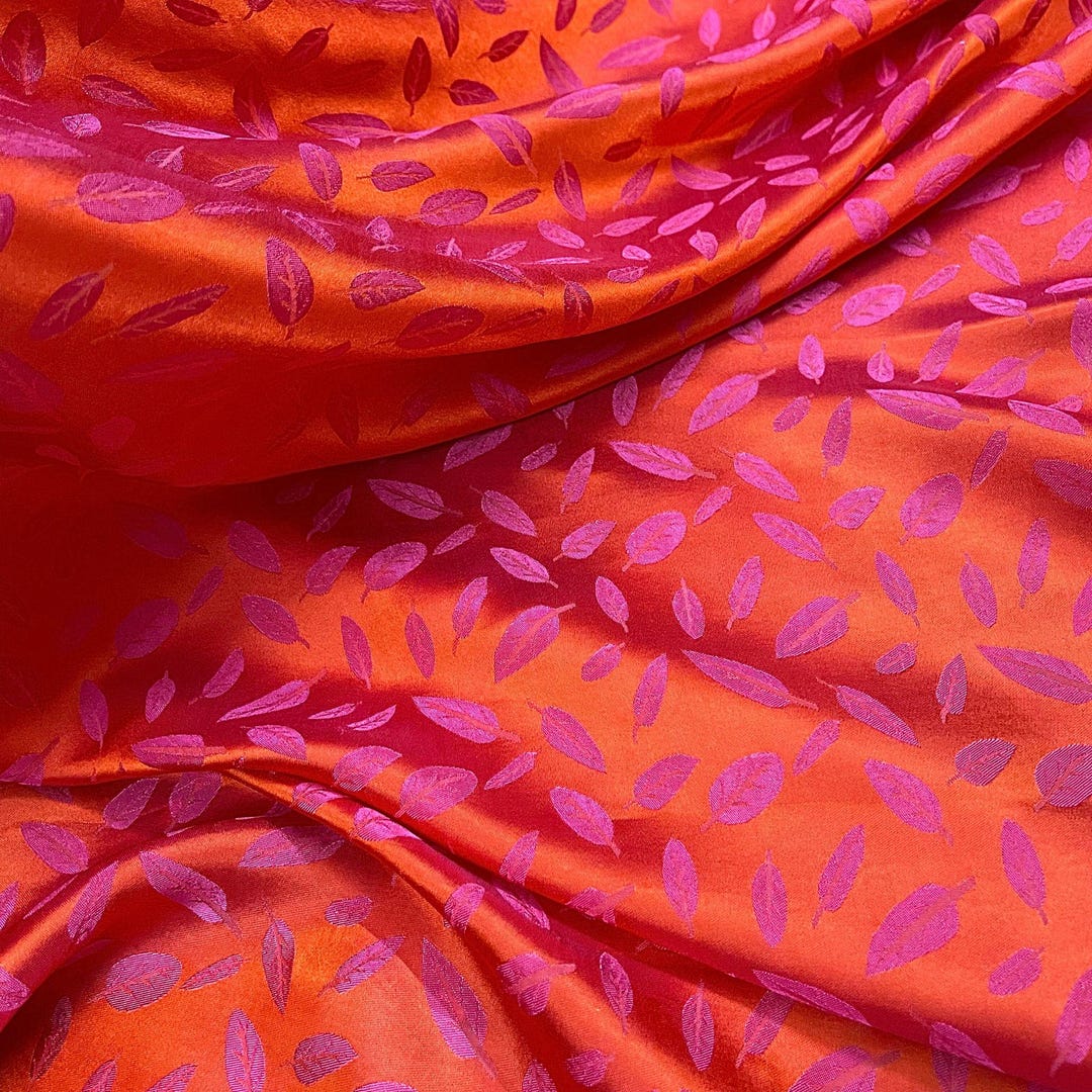 PURE MULBERRY SILK Fabric by the Yard - Pattern Silk - Dress Making ...